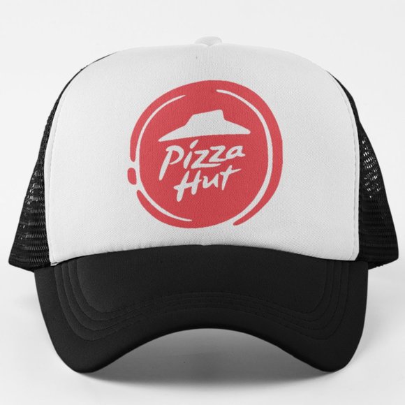 Accessories | New Pizza Hut Retro Round Logo Foam Trucker Mesh Snapback ...